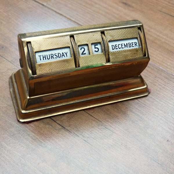 Vintage Desk Calendar - Etsy UK
