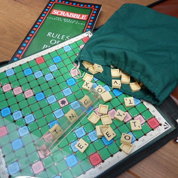 Travel Scrabble - Etsy