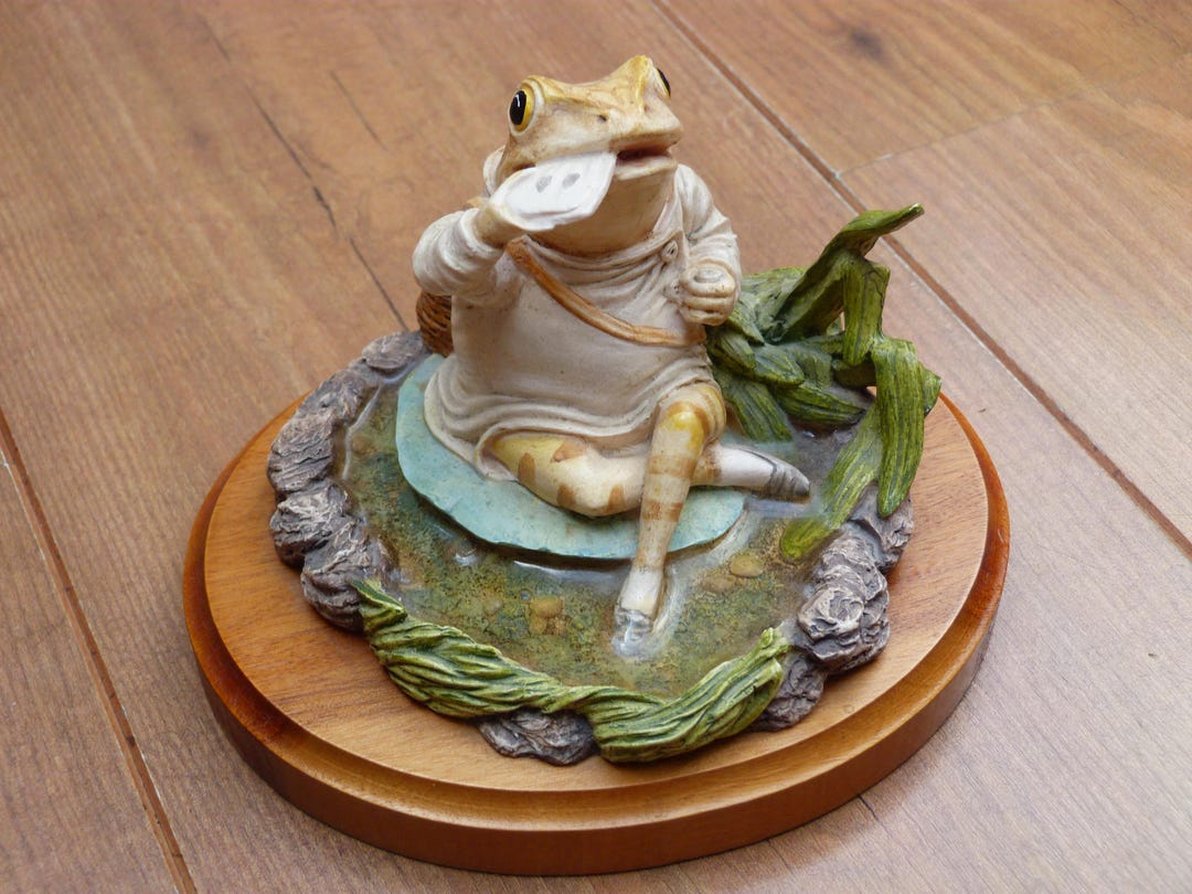 Jeremy Fisher Beatrix Potter Frog Figurine Wildlife Model English ...