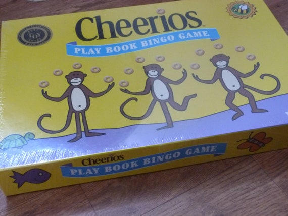Cheerios Play Book Bingo Game New and Sealed. Toddler Image - Etsy