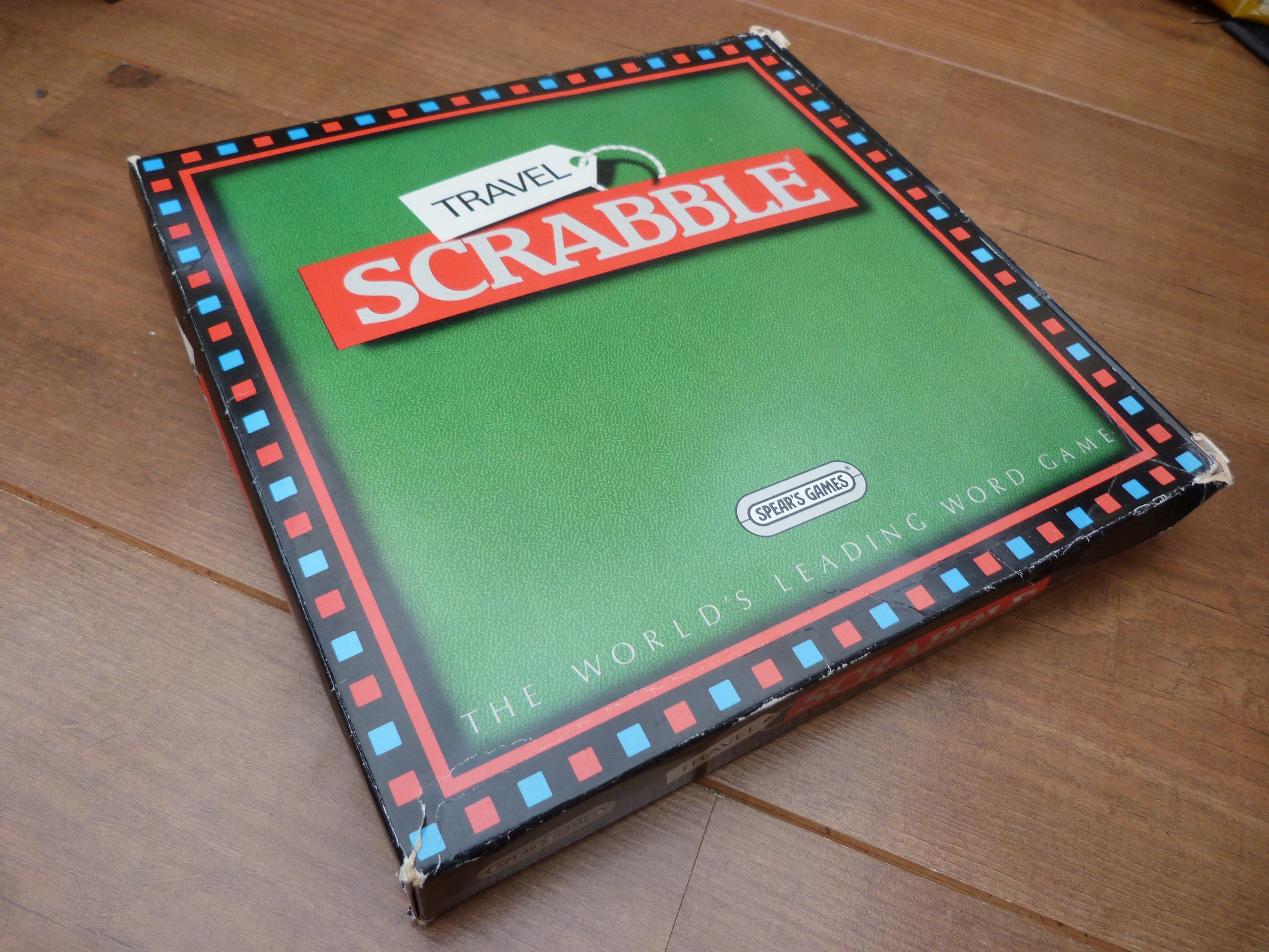 Vintage Travel Scrabble Set Peg Tiles and Board in Folding - Etsy UK