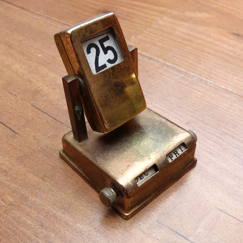 Mechanical Calendar - Etsy