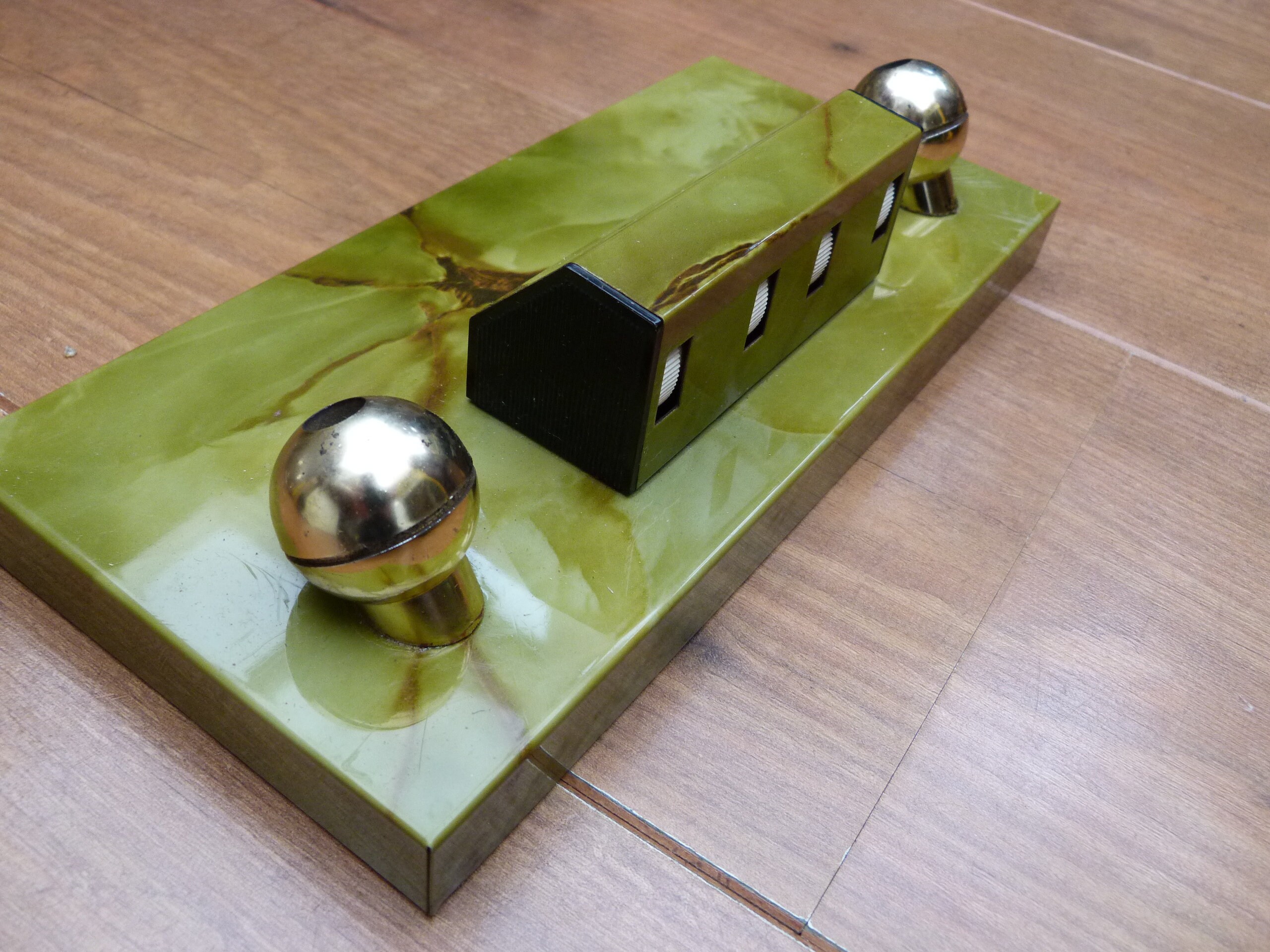 Vintage Perpetual Calendar With Pen Holders Desk Calendar on - Etsy