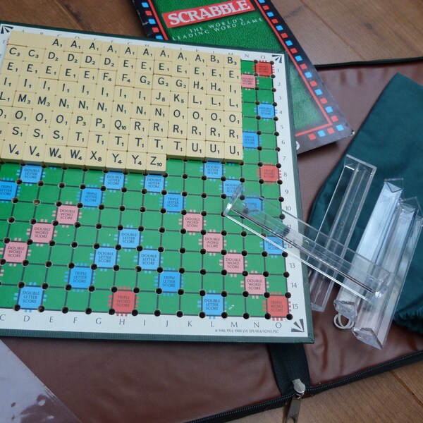 Scrabble Board - Etsy