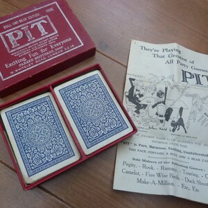 Vintage Pit Card Game by Parker. Complete Early-mid 20th - Etsy