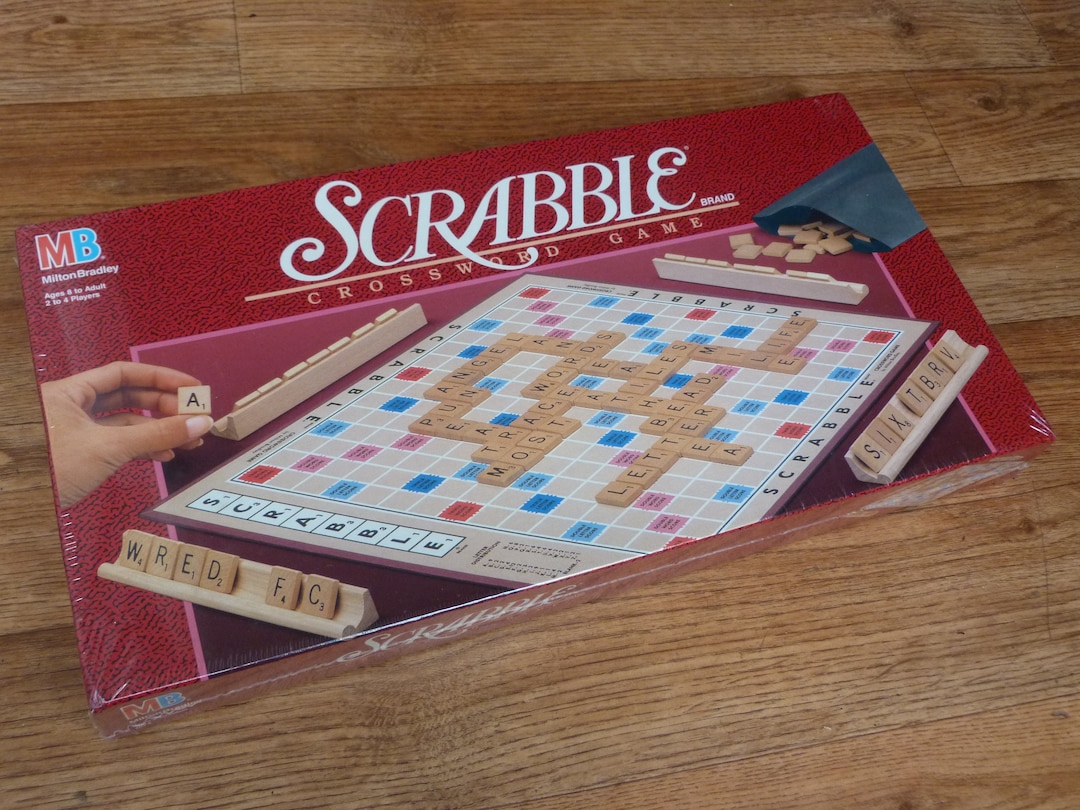 Vintage SEALED Scrabble Set, Complete Original Game With Wooden Letters ...