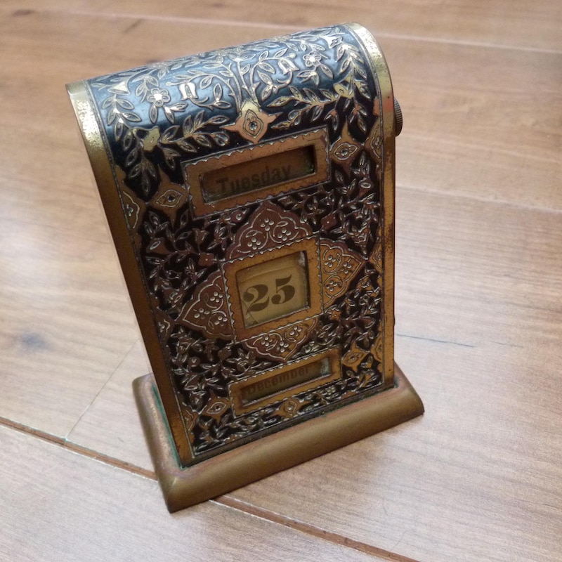 Brass Perpetual Calendar - Etsy