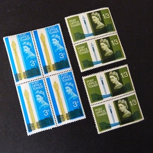 Great Britain 1965 Mint Stamps Post Office Tower Complete Set X 4 ...