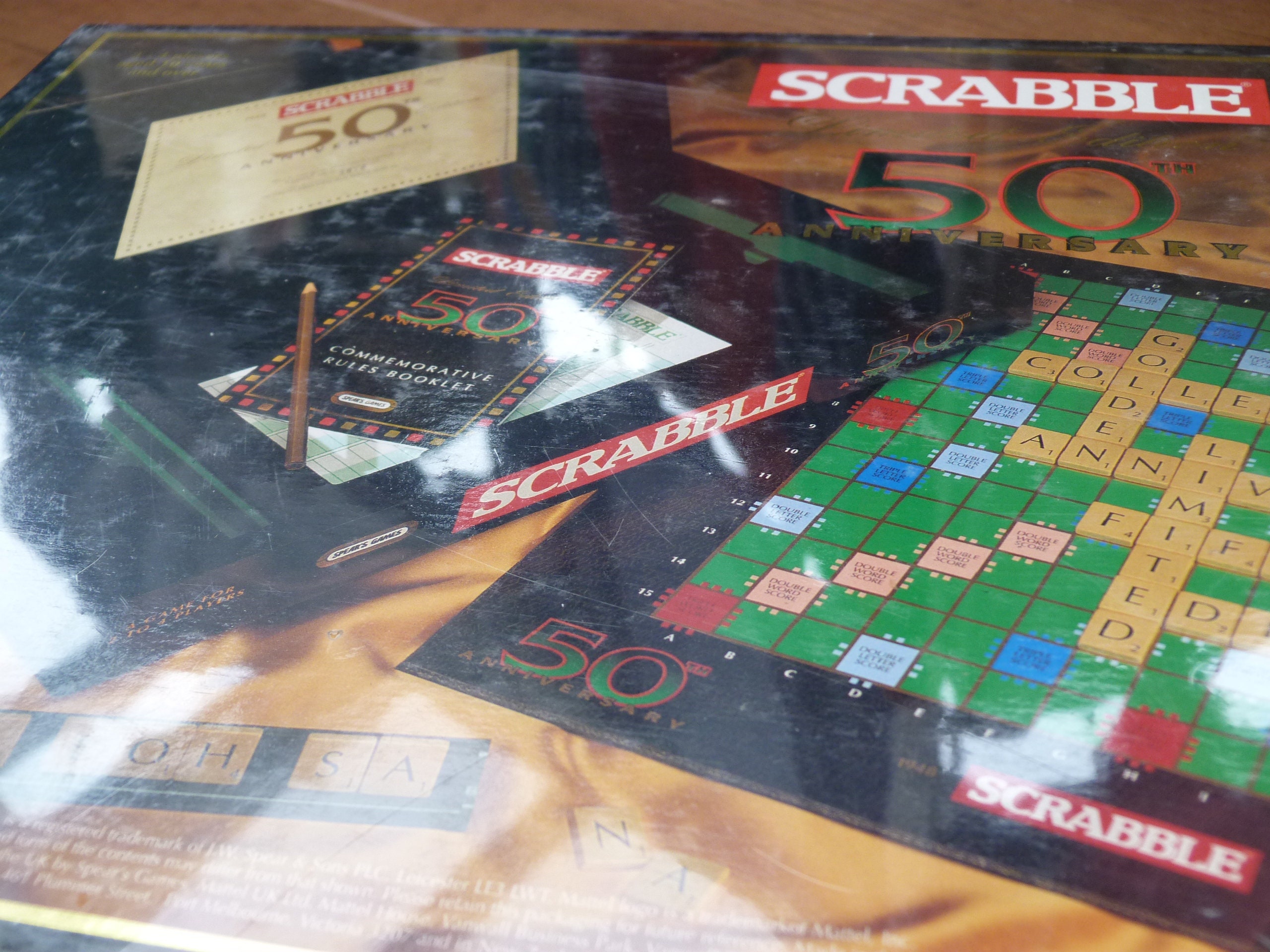 SEALED Scrabble 50th Anniversary Limited Edition Special set | Etsy