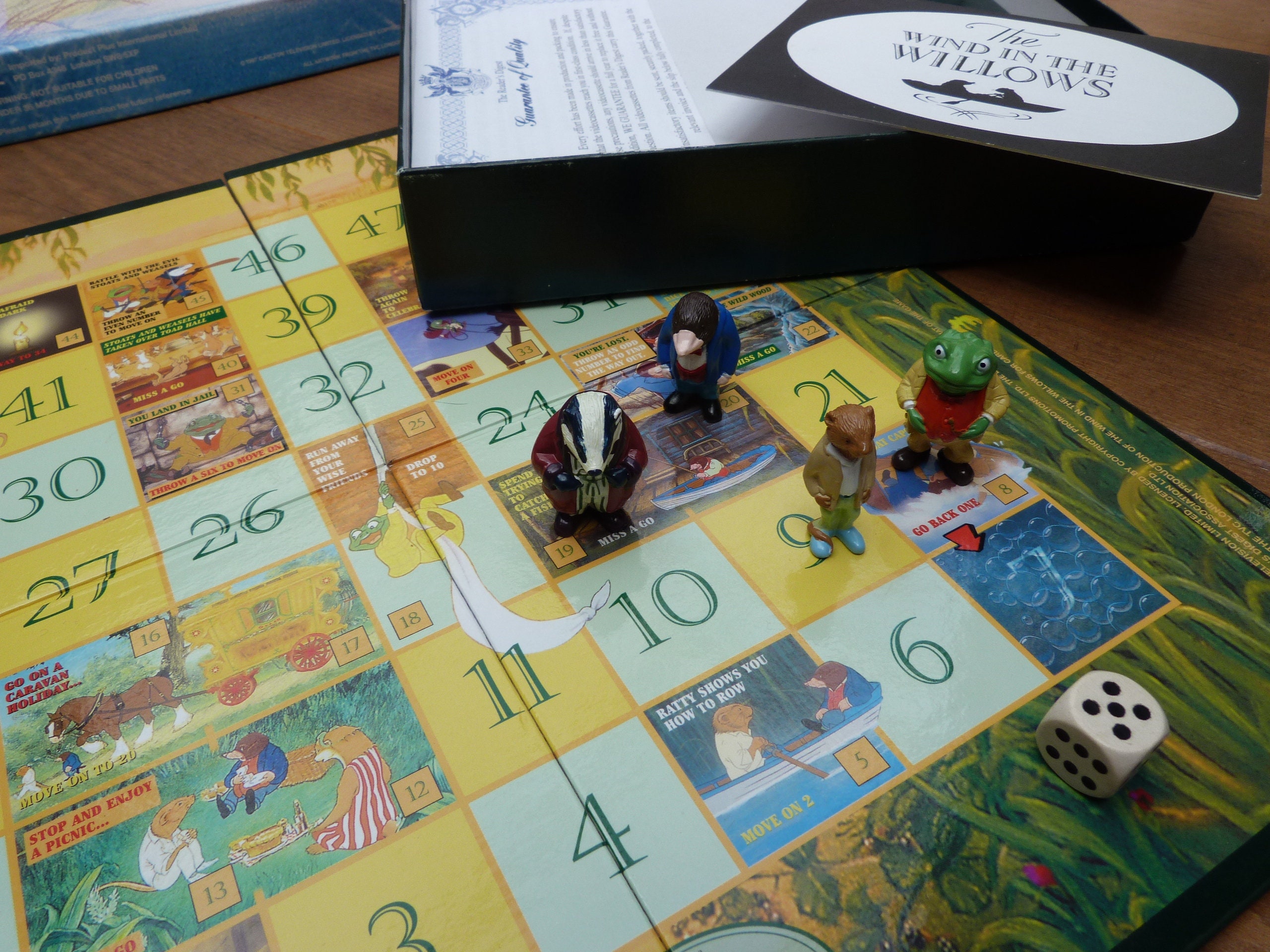 Wind in the Willows Board Game Family Game With Character Playing ...