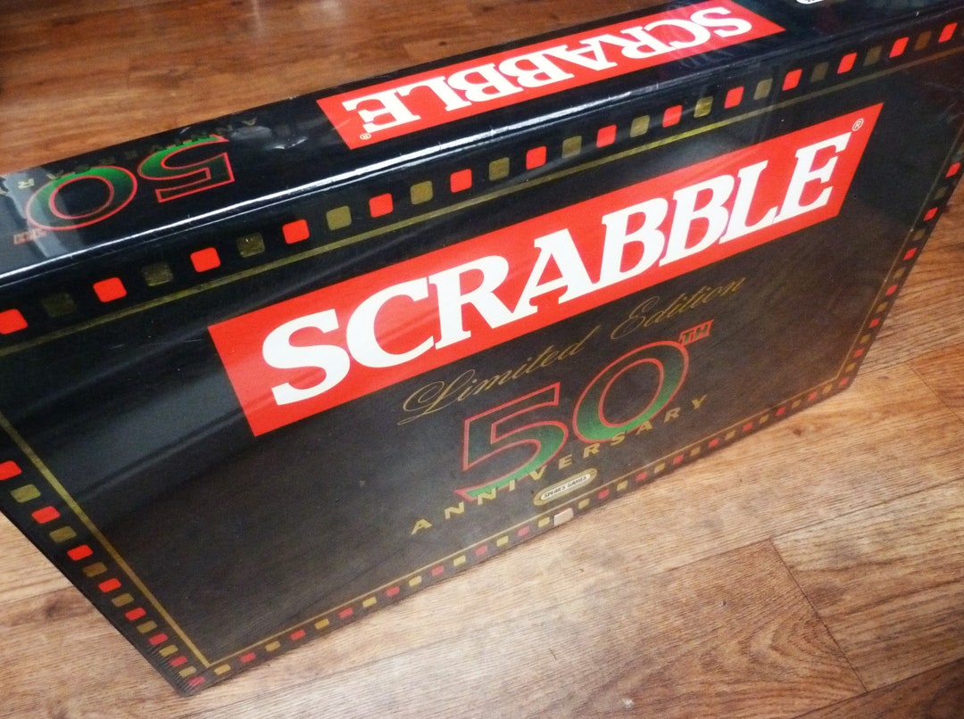 SEALED Scrabble 50th Anniversary Limited Edition Special Set, Complete ...