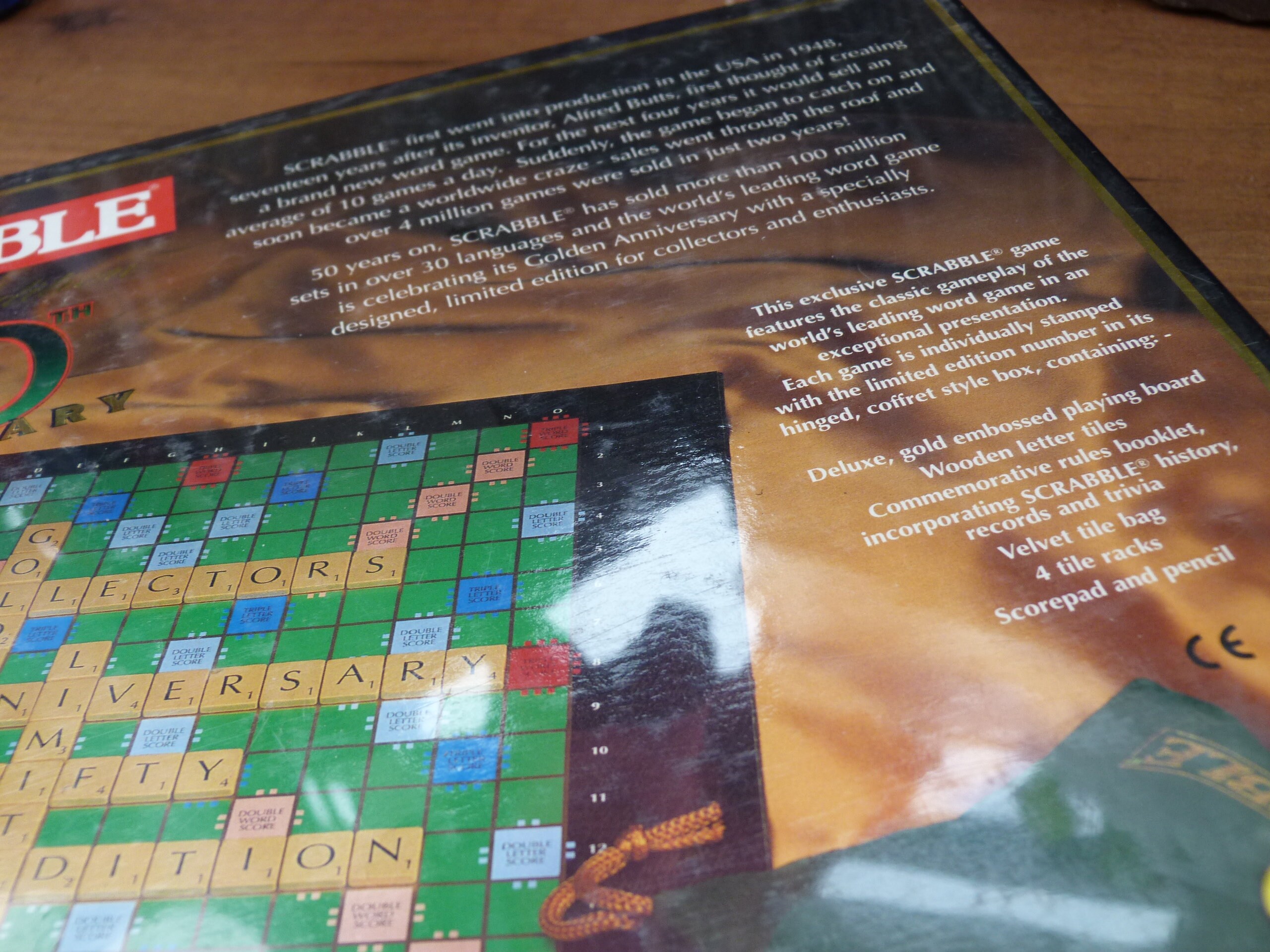 SEALED Scrabble 50th Anniversary Limited Edition Special set | Etsy