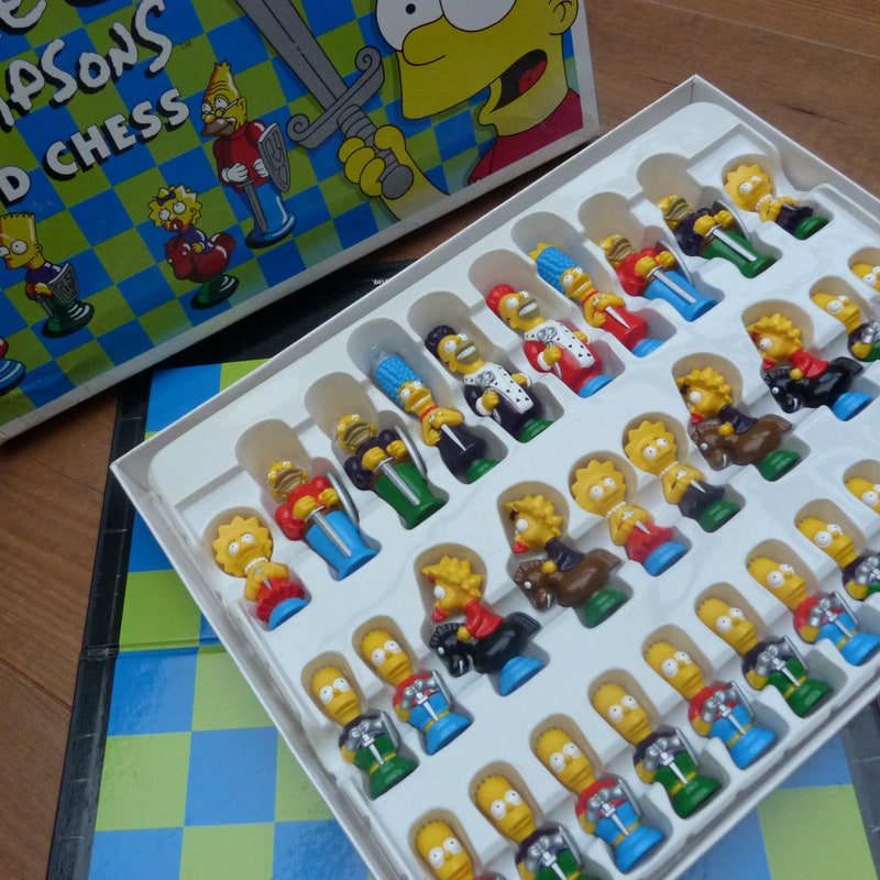 Simpsons Chess Set - Etsy