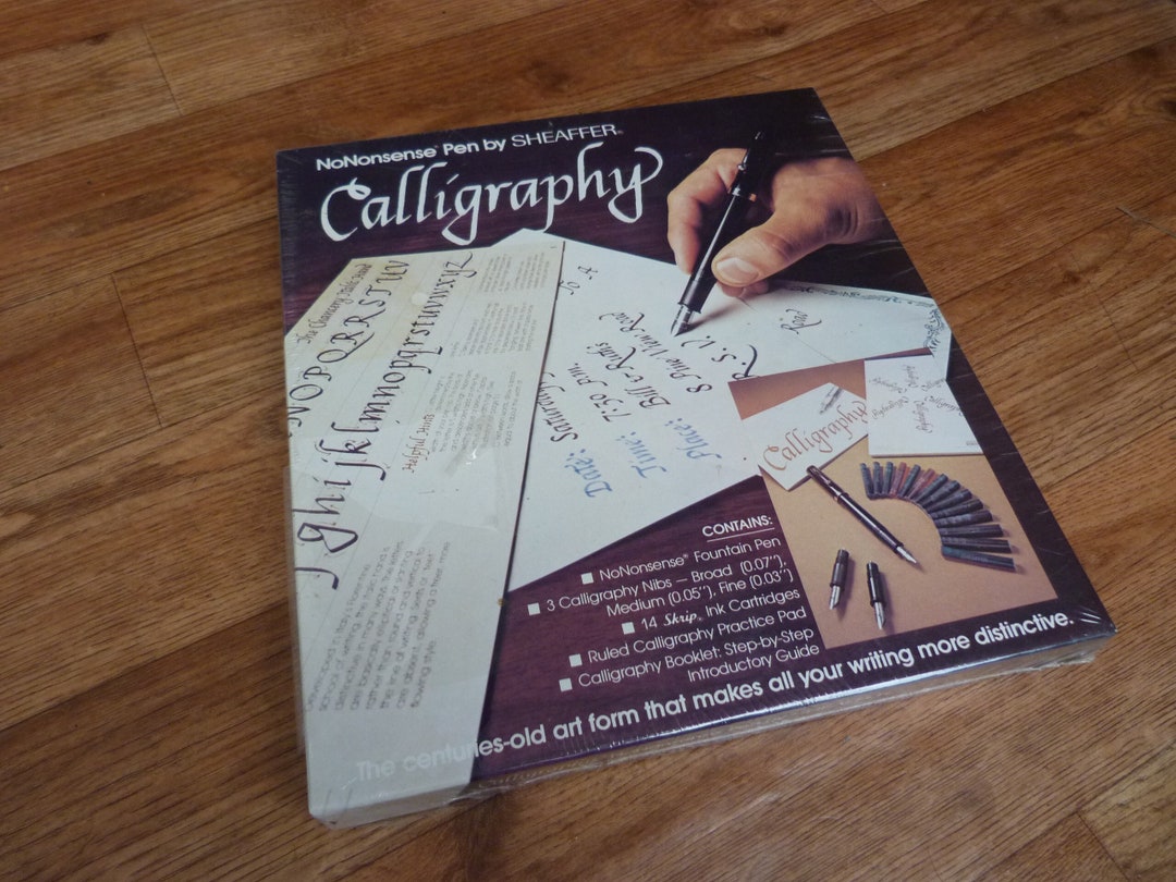 Vintage SEALED Sheaffer Calligraphy Set Nononsense Pen and Nibs ...