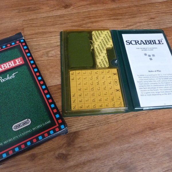 Travel Scrabble - Etsy