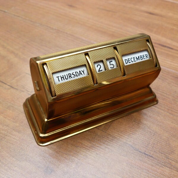 Brass Perpetual Calendar - Etsy