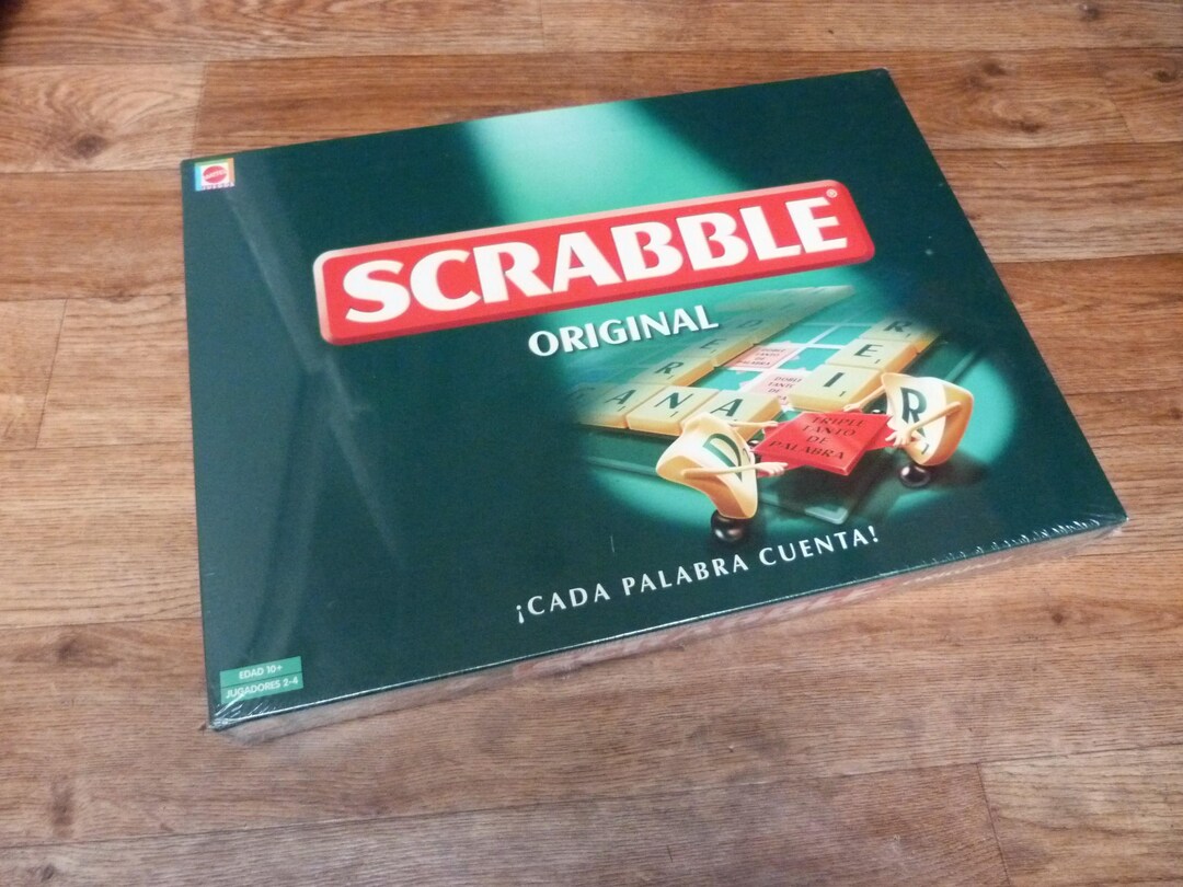 Sealed SPANISH Scrabble Original Set Complete Unused Vintage Game Dated ...