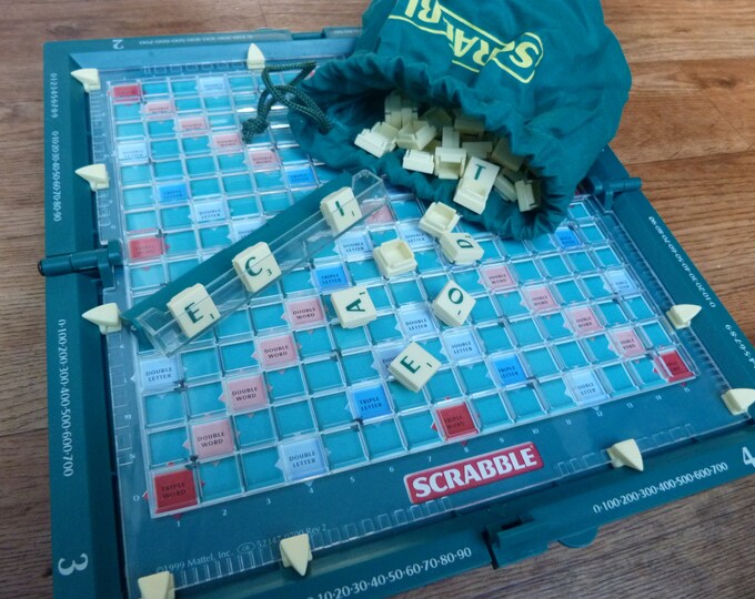 Vintage Scrabble 50th Anniversary Limited Edition Special Set, Complete ...