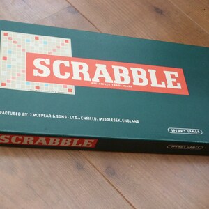 Vintage Scrabble set complete original game with wooden | Etsy