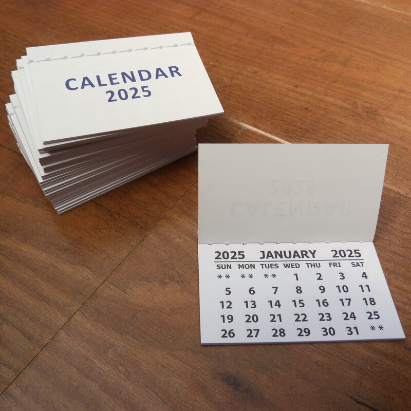 Mini Calendars - Etsy