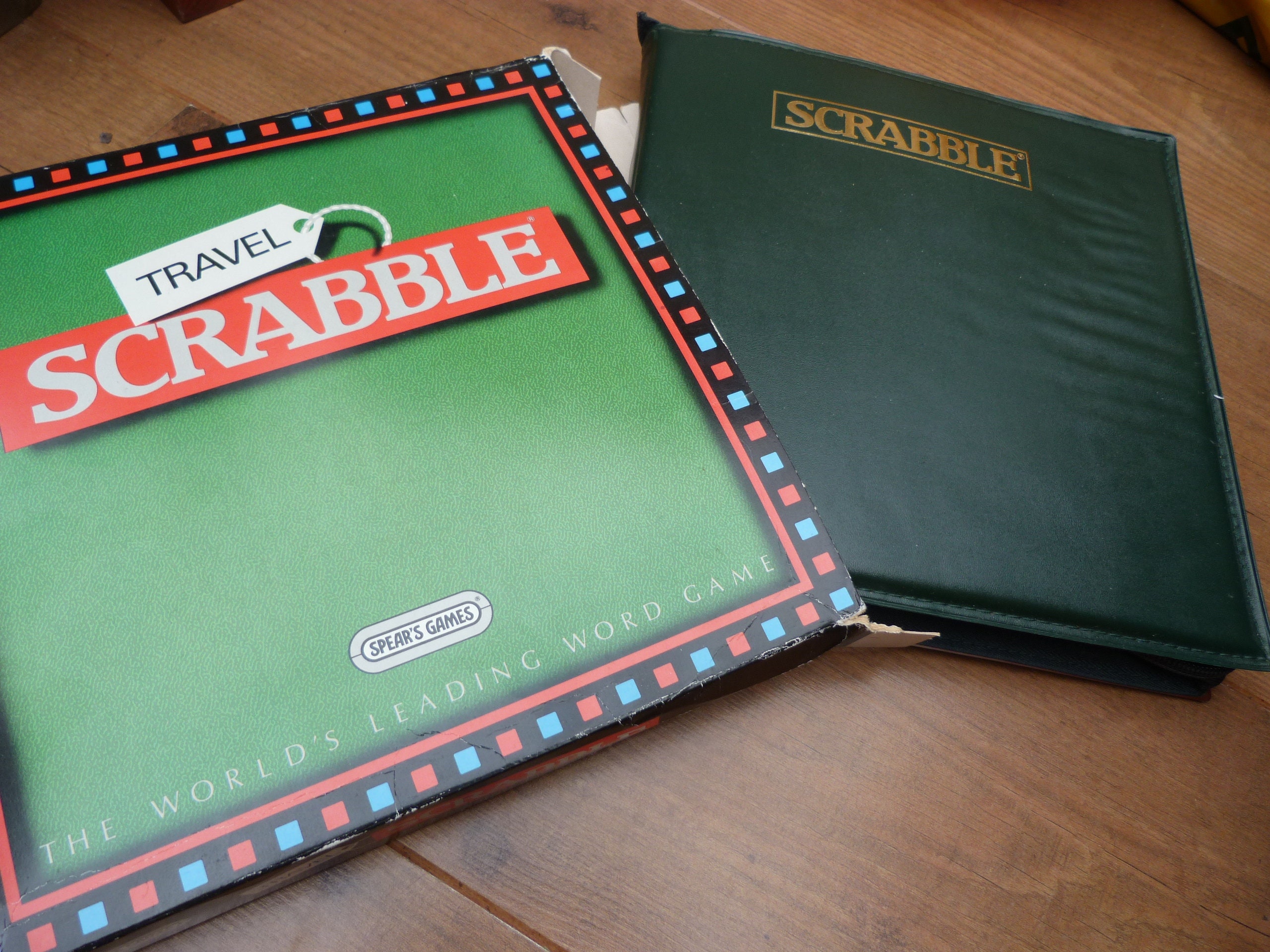 Vintage Travel Scrabble Set Peg Tiles and Board in Folding - Etsy UK