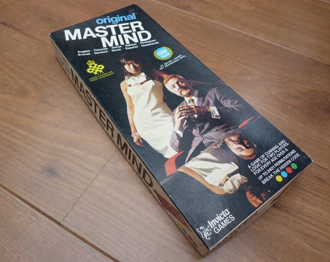 Mastermind Handmade Wooden Board, Wooden Family Game, Wood Eco Game ...