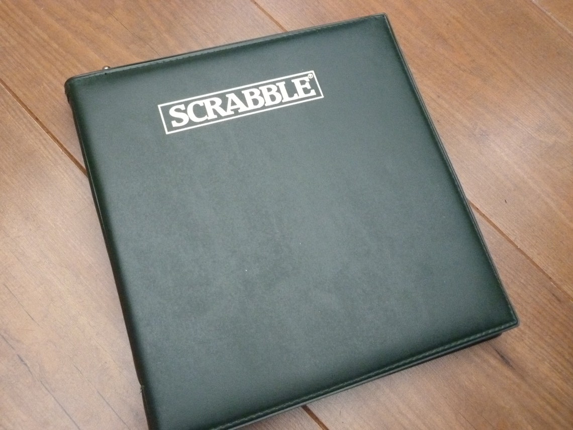 Vintage Travel Scrabble Set Peg Tiles and Board in Folding - Etsy UK
