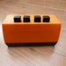 Vintage Retro Perpetual Calendar Desk Calendar Funky Orange Plastic ...