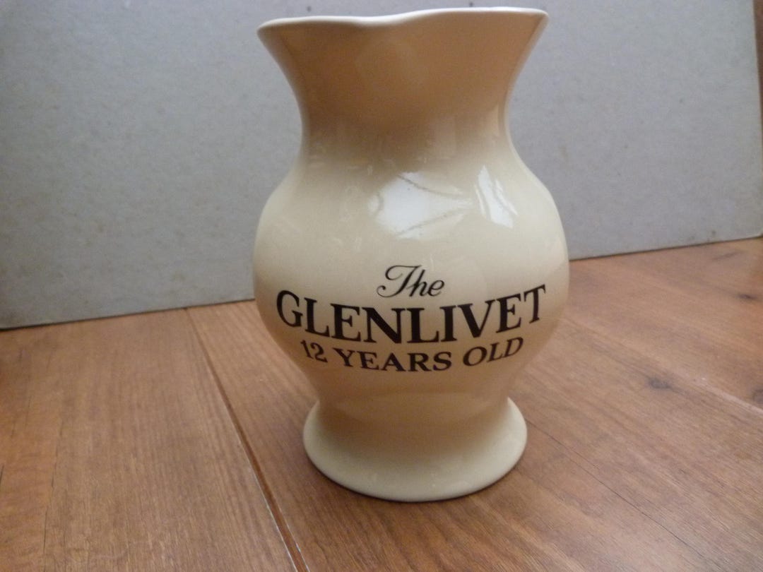 The Glenlivet Jug 12 Years Old Scotch Malt Whiskey Bar Jug by Highland ...