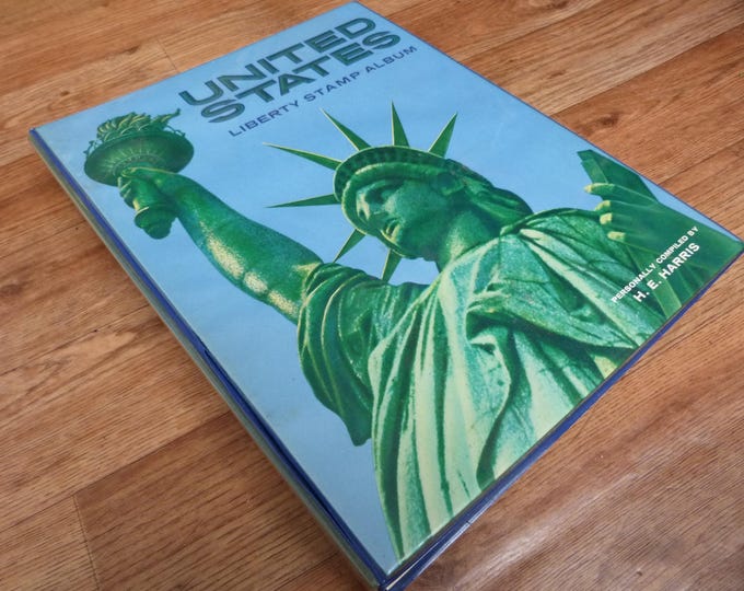 United States Liberty Stamp Album 1847-1967 With Over 800 USA Stamps ...