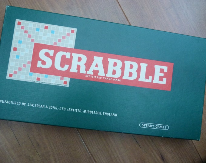 Vintage Scrabble Set Complete Original Game With Wooden - Etsy UK