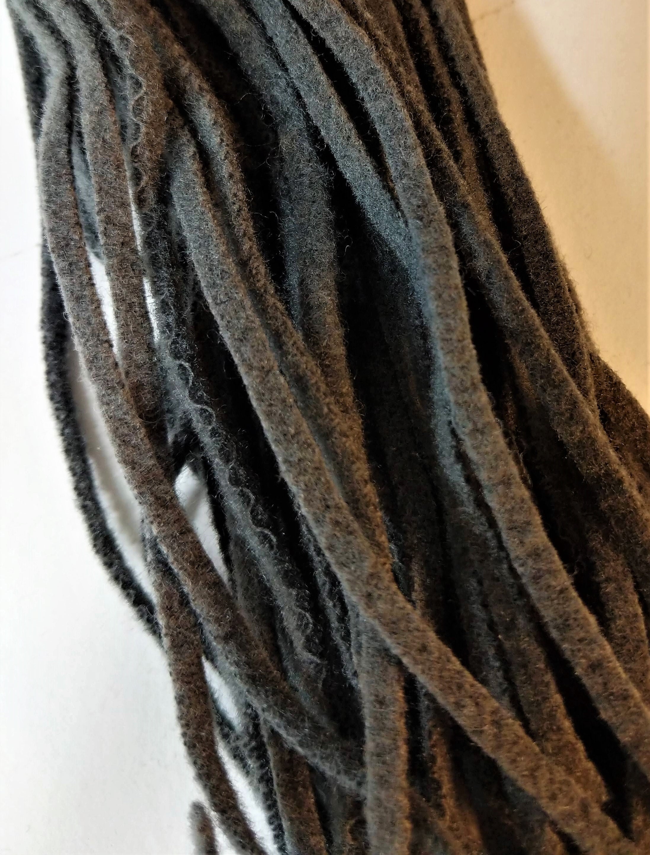 Dorr Wool Steel Gray Color Wool Strips on Number 4 Blade 18 Inches Long ...
