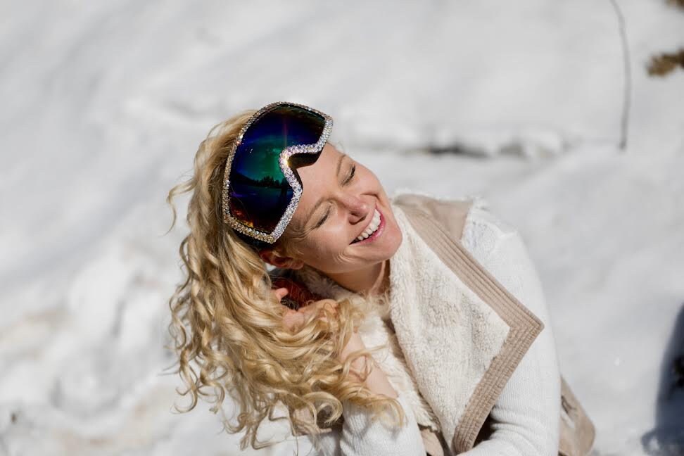Iridescent Ruby Bling Bunny Ski Goggles - Etsy