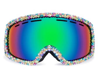 Iridescent Ruby Bling Bunny Ski Goggles - Etsy