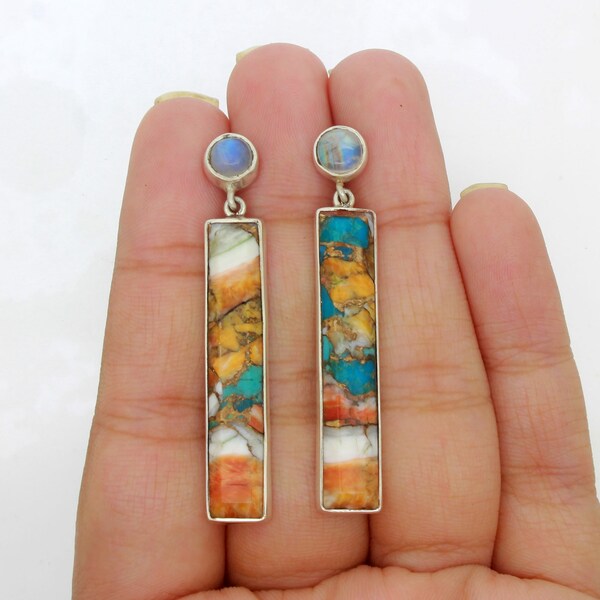 Kingman Turquoise Earrings - Etsy