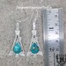 Buy Turquoise Earrings, Blue Copper Turquoise Earrings Dangle ...