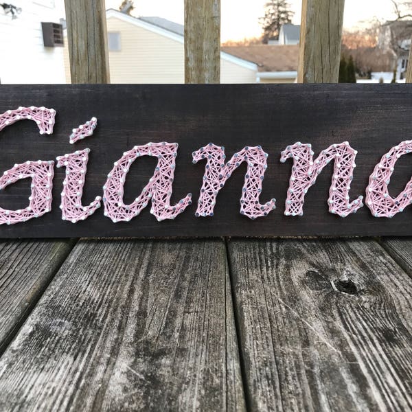 Name String Art - Etsy