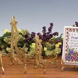 Bard's Ornate Hinged Brass Stand, 9 H X 7 W X 6 D - Etsy
