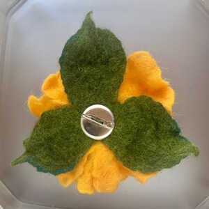 Wool Felt Flower Brooch,hand Felted Brooch, Accessory,jewelry, Gift ...