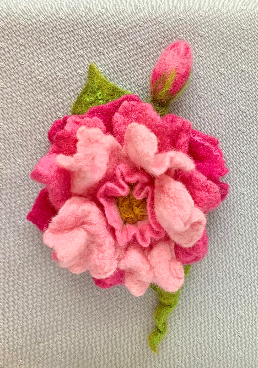Wool Felt Flower Brooch,hand Felted Brooch, Accessory,jewelry, Gift ...