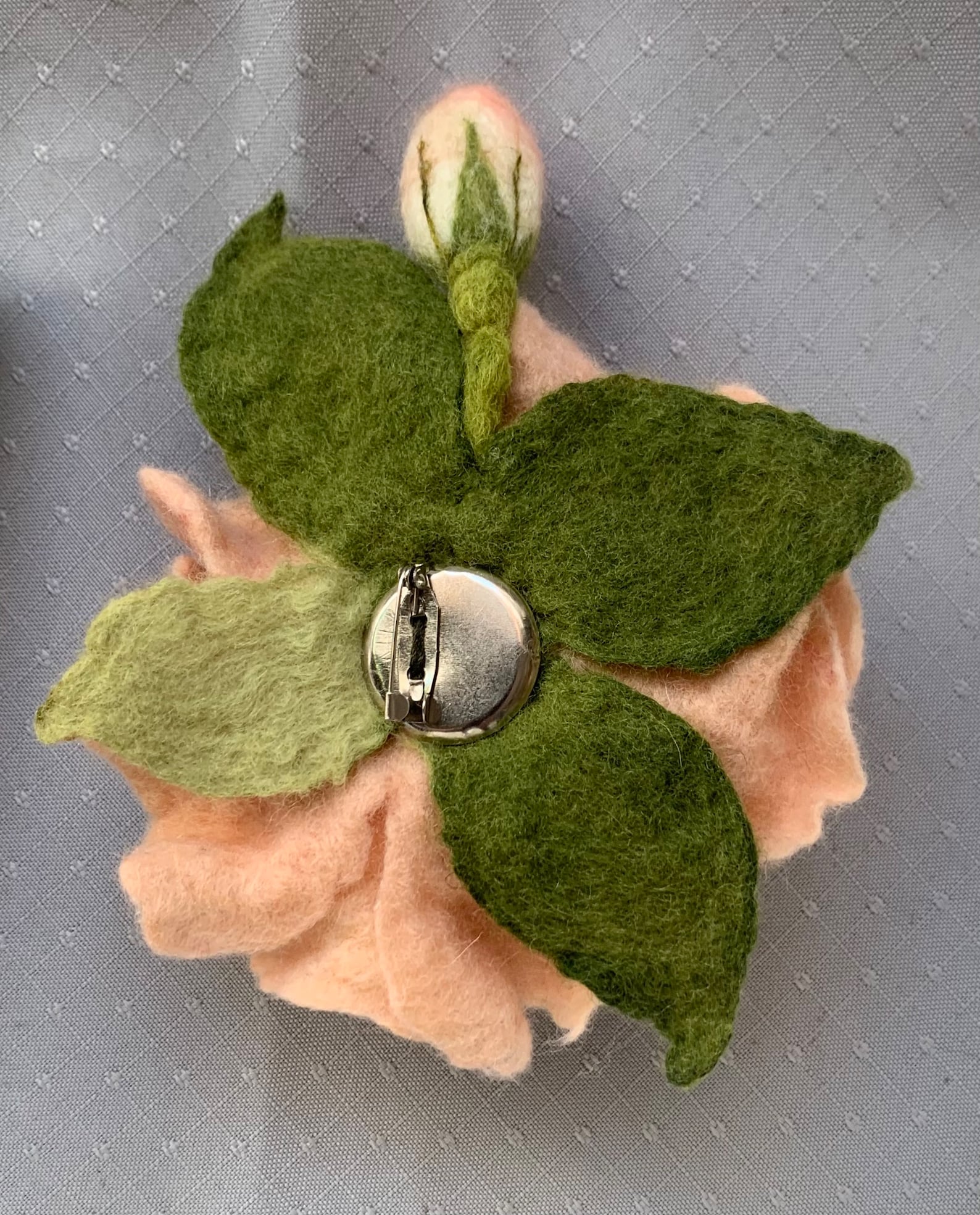 Wool Felt Flower Broochhand Felted Brooch Accessoryjewelry - Etsy