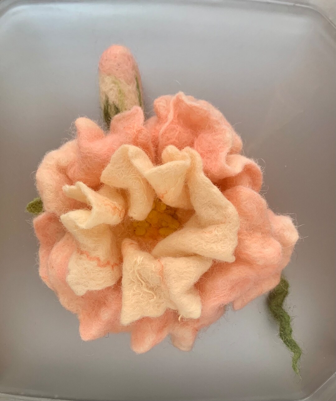 Wool Felt Flower Brooch,hand Felted Brooch, Accessory,jewelry, Gift ...