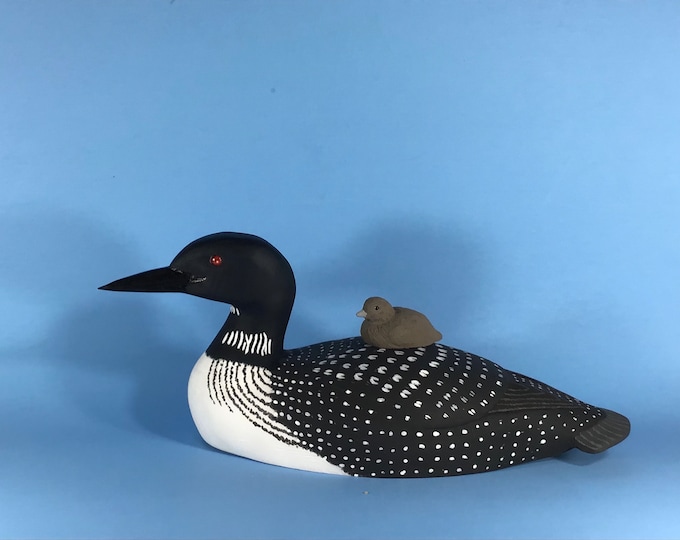 Hand Carved Common Loon Decoy Robert Kelly Woodcarving - Etsy Canada
