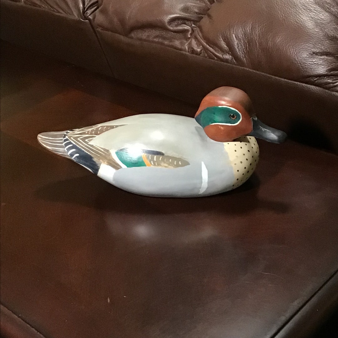 Green Winged Teal Decoy - Etsy