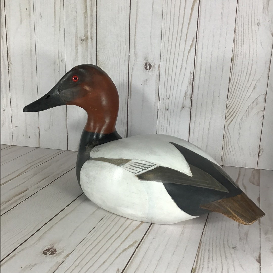 Canvasback Drake Decoy - Etsy