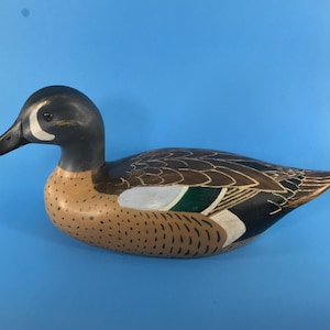 Blue Winged Teal Decoy - Etsy