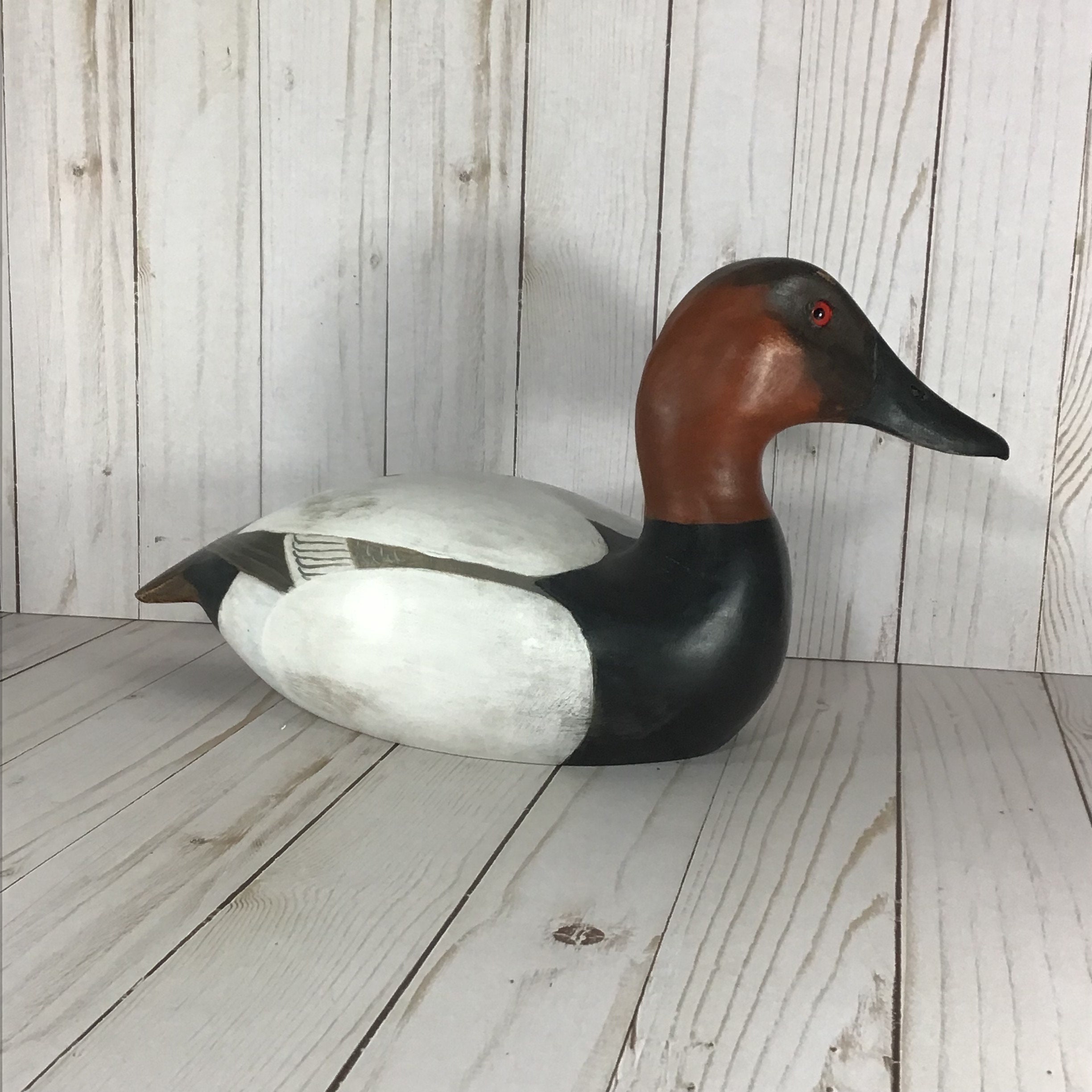 Canvasback Drake Decoy - Etsy