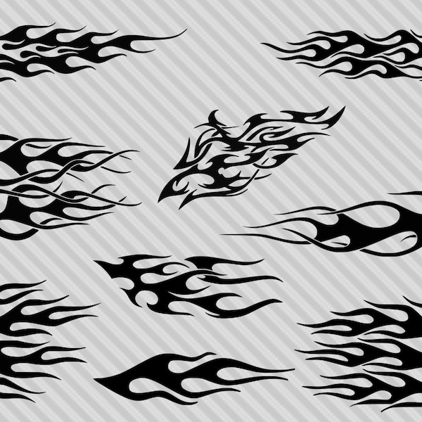 Flames Svg - Etsy