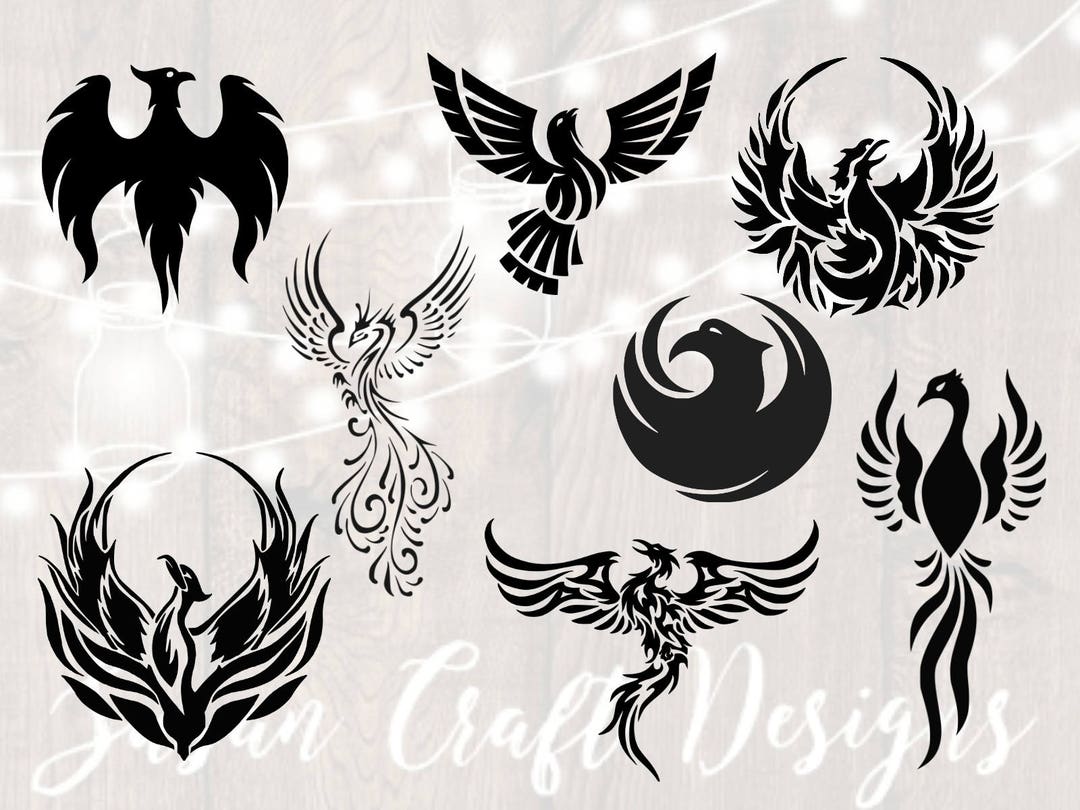 Phoenix Svg, Phoenix Clipart, Phoenix Svg Cut Files for Cricut ...