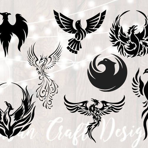 Phoenix Svg Phoenix Clipart Phoenix Svg Cut Files for Cricut - Etsy